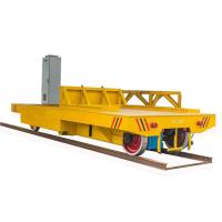 China Accurate stopping electric rail transfer cart for sale