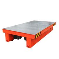 China overseas third party service heavy duty electric on-rail transfer cart for sale