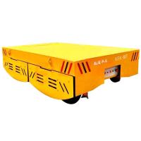 China Workshop Rail Type Flat Cart Twin Track Steel Die Transfer Cart Self-Propelled Flat Cart for sale