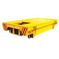 China Workshop Rail Type Flat Cart Twin Track Steel Die Transfer Cart Self-Propelled Flat Cart for sale