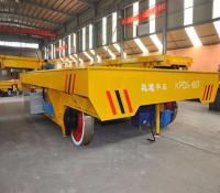 China 2~63T Electric Power Supply Rail Track Flat Transfer Cart for sale