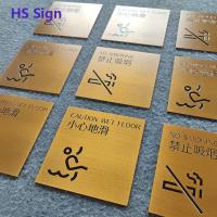 China Custom Metal Memorial Plaque Grave Marker Engraving Sign Stainless Steel 5 Year Warranty for sale