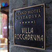 China Custom 3D Metal Brass Carved Signs Cast Bronze Plaques for Hotel Room 100-240V for sale