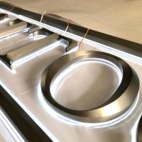 China Custom LED Backlit Letter Sign 3D Illuminated Business Store Sign 6000K 100-240V Stainless Steel for sale