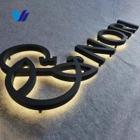 China Custom 3D Backlit LED Acrylic Signage Business Sign Letters 6000K Aluminum Channel Letters for sale