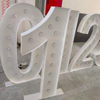 China Hongsen Custom LED Marquee Letters 4ft Light Up Sign for Wedding Party Indoor Outdoor 6000K for sale