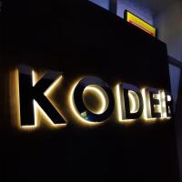 China Vandal Resistant LED Backlit Metal Letters 6000K Illuminated Signs for Public Spaces for sale