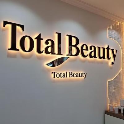 China Custom Outdoor LED Backlit Channel Letters 6000K Stainless Steel Acrylic Sign for Business for sale