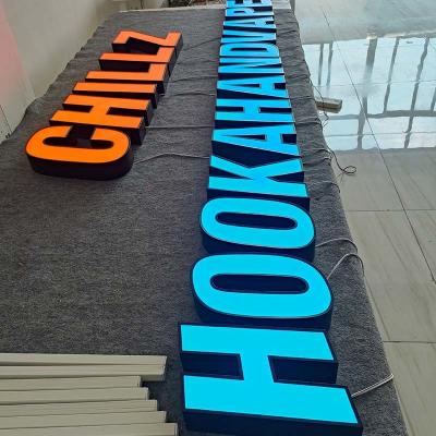 China Wholesale Custom Stainless Steel LED Channel Letters 6000K Backlit Shop Sign for Indoor Outdoor Use for sale