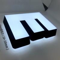 China Custom 3D Luminous Acrylic LED Sign 12V 6000K for Office Business Letter Display for sale