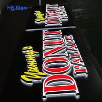 China Custom Outdoor 3D LED Acrylic Channel Letters Illuminated Wall-Mounted 12V for Business Signs for sale