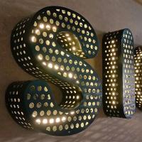 China Custom Stainless Steel LED Backlit Letter Sign 6000K for Outdoor Storefront Branding for sale