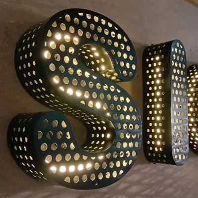 China Custom Stainless Steel LED Backlit Letter Sign 6000K for Outdoor Storefront Branding for sale