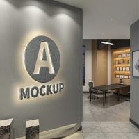 China Customizable Aluminum LED Backlit Letters 6000K for Retail Stores Malls Buildings for sale