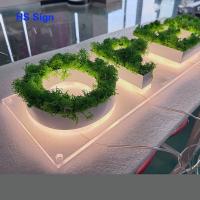 China Custom 3D LED Illuminated Sign Stainless Steel Water Resistant 220V 85lm/W Eco-Friendly Retail Shop Decoration for sale