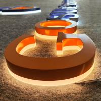 China Custom Metal LED Channel Letter Sign Acrylic Backlight 12V Transformer Powered Advertising Decoration for sale