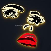 China Custom Mini Acrylic LED Backlit Sign 12V DC 80lm/W for Indoor Beauty Shop Use for sale