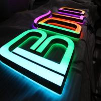 China Commercial LED Acrylic Channel Letter Sign 12V 6000K Custom Color for Retail Shop Logo for sale
