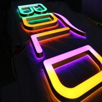 China Commercial LED Acrylic Channel Letter Sign 12V 6000K Custom Color for Retail Shop Logo for sale