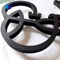 China Custom Backlit Stainless Steel Letters Outdoor Advertising Sign 6000K LED 30000H Lifespan for sale