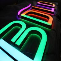 China Custom Acrylic Mini RGB LED Channel Letter Sign 6000K Indoor Outdoor 2kg for sale