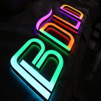 China Custom Acrylic Mini RGB LED Channel Letter Sign 6000K Indoor Outdoor 2kg for sale
