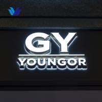 China HONGSEN Custom Steel 3D LED Letter Sign Outdoor Metal Logo with 6000K 30000Hrs for sale