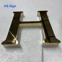 China Custom LED Illuminated Channel Letter Sign Metal Outdoor 6000K 30000Hrs for Business for sale