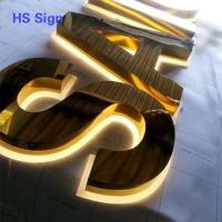 China Custom LED Illuminated Channel Letter Sign Metal Outdoor 6000K 30000Hrs for Business for sale