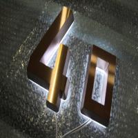 China Commercial Indoor Outdoor LED Stainless Steel Sign Metal Channel Letters 6000K 30000Hrs for sale