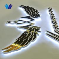 China HONGSEN Custom LED Channel Letter Sign 3D Illuminated Advertising Metal Letter 6000K 30000Hrs for sale