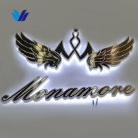 China HONGSEN Custom LED Channel Letter Sign 3D Illuminated Advertising Metal Letter 6000K 30000Hrs for sale