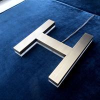 China Custom Stainless Steel LED Back Light Sign Letter 3D Side Light 110V 230V for sale