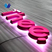 China Custom Backlit Channel Letter Signs 3D Acrylic LED Letters Outdoor Metal 6000K 30000Hrs for sale
