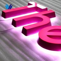 China Custom Backlit Channel Letter Signs 3D Acrylic LED Letters Outdoor Metal 6000K 30000Hrs for sale