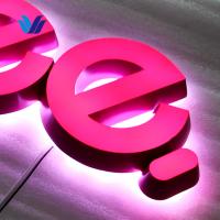 China Custom Backlit Channel Letter Signs 3D Acrylic LED Letters Outdoor Metal 6000K 30000Hrs for sale