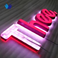 China Custom Backlit Channel Letter Signs 3D Acrylic LED Letters Outdoor Metal 6000K 30000Hrs for sale