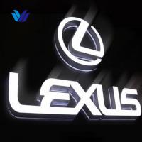 China HONGSEN Custom LED Acrylic Channel Letters 6000K 30000Hrs for Indoor Outdoor Advertising for sale