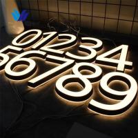China HONGSEN Custom LED Acrylic Channel Letters 6000K 30000Hrs for Indoor Outdoor Advertising for sale
