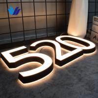 China HONGSEN Custom LED Acrylic Channel Letters 6000K 30000Hrs for Indoor Outdoor Advertising for sale