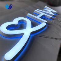 China Hongsen Customized Indoor Advertising LED HID Letter Sign 6000K 8kg for Retail Shop for sale