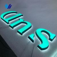 China Hongsen Custom LED Channel Letter Sign Aluminum Metal Letter for Office Retail Shop 6000K 30000Hrs for sale