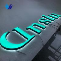 China Hongsen Custom LED Channel Letter Sign Aluminum Metal Letter for Office Retail Shop 6000K 30000Hrs for sale