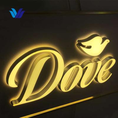 China Custom 3D LED Channel Letters Shop Signboard 6000K Metal Outdoor Sign HONGSEN for sale