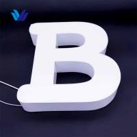 China Custom 3D LED Channel Letters Shop Signboard 6000K Metal Outdoor Sign HONGSEN for sale