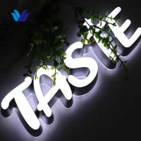 China Custom 3D LED Channel Letters Shop Signboard 6000K Metal Outdoor Sign HONGSEN for sale