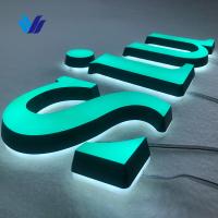 China Hongsen Custom Blue Acrylic LED Channel Letter Sign for Indoor Outdoor Advertising 6000K for sale