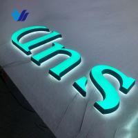 China Hongsen Custom Blue Acrylic LED Channel Letter Sign for Indoor Outdoor Advertising 6000K for sale