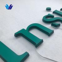 China Hongsen Custom Blue Acrylic LED Channel Letter Sign for Indoor Outdoor Advertising 6000K for sale