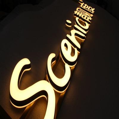 China Custom Acrylic Channel Letter Sign with LED Light Strip 6000K 30000 Hours for sale